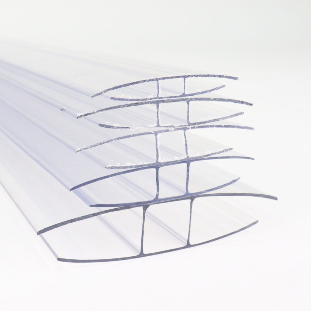 Kunststof H-profiel 4 mm | Plexiglas.nl